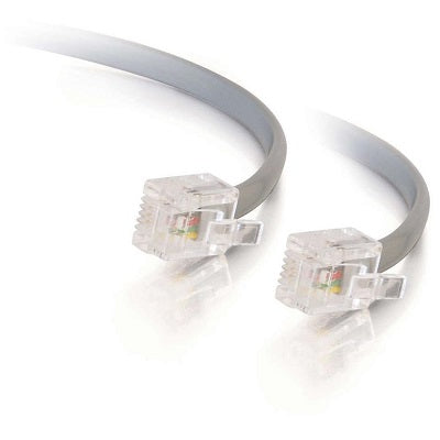 TELEPHONE CORD-CABLES TO GO, WALL TO PHONE 25' SILVER – Office Experts ...