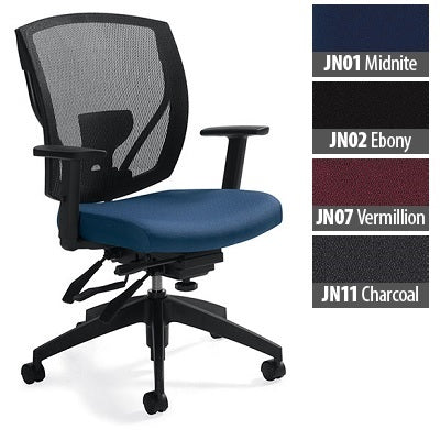 CHAIR-MULTI-TILTER IBEX MESH BACK, JENNY CHARCOAL – Office Experts ...